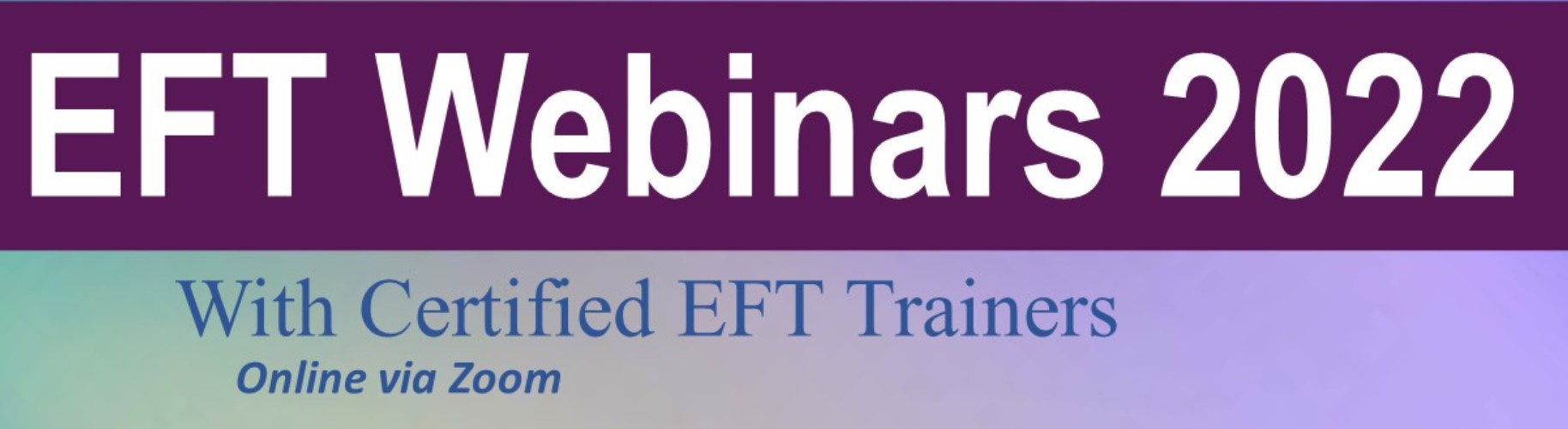 EFT webinars 2022 - Save the dates! - EFT Greek Network